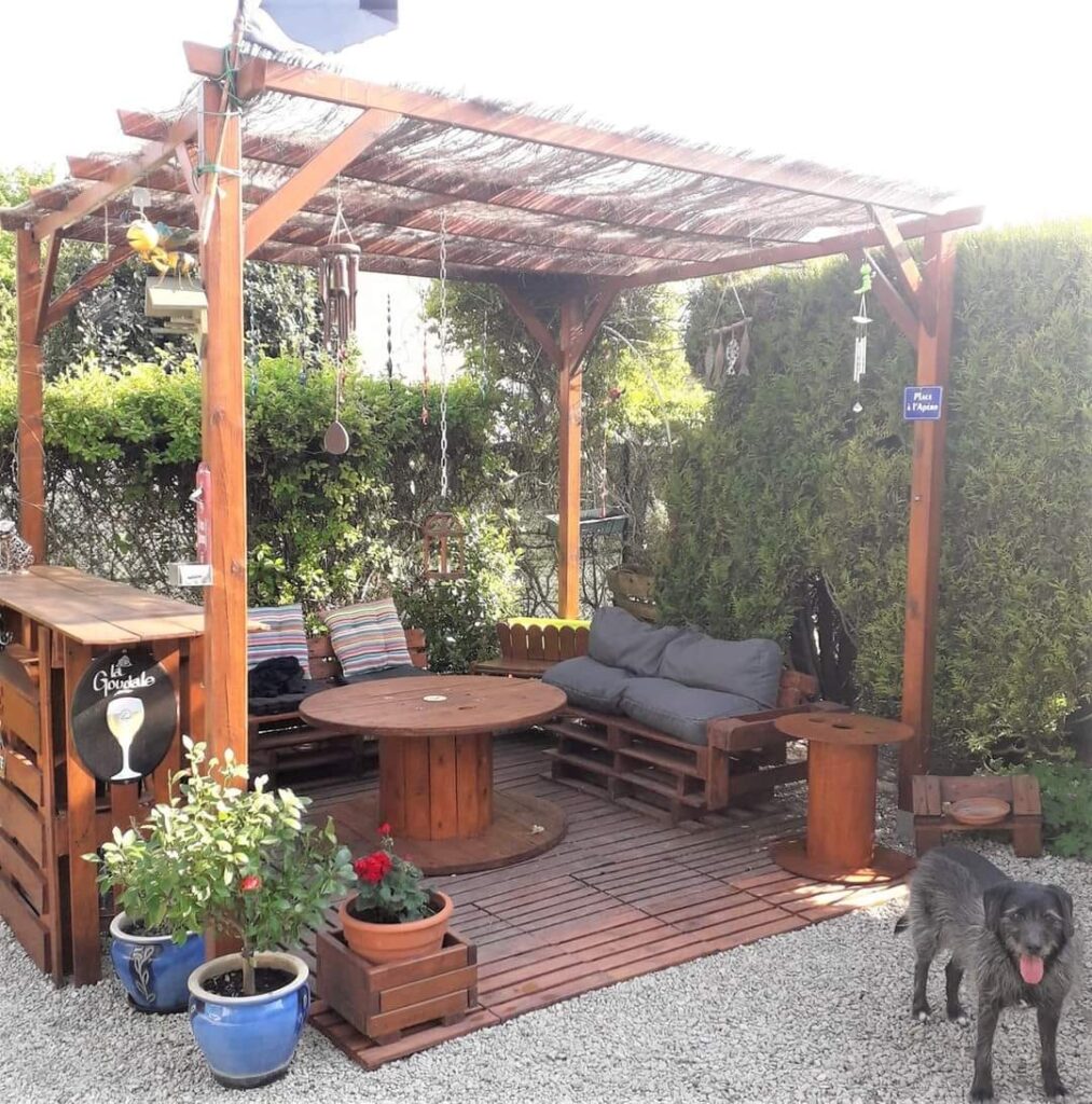 +30 estructuras de madera que podemos construir en la terraza ...