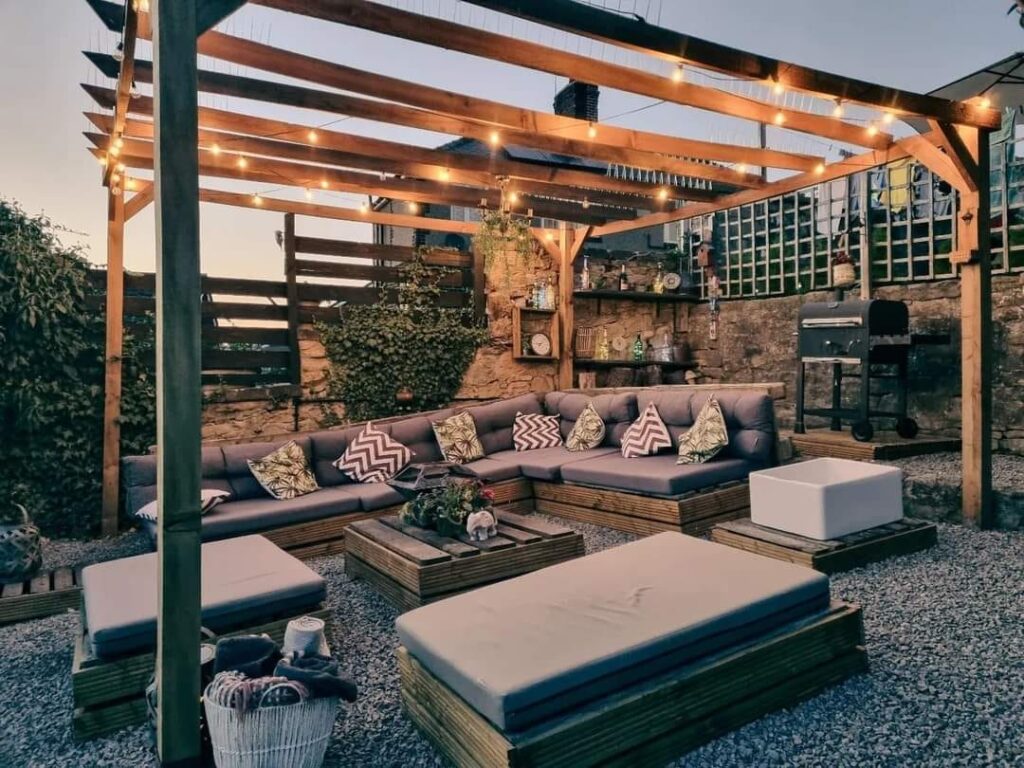 +20 ideas para hacer terrazas y pérgolas con madera - TERRAZAS CASA