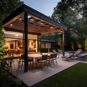 Terrazas Techadas Modernas. - TERRAZAS CASA